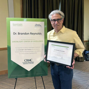 Urologist Receives Greenlight™ Center of Excellence Designation - CRMC