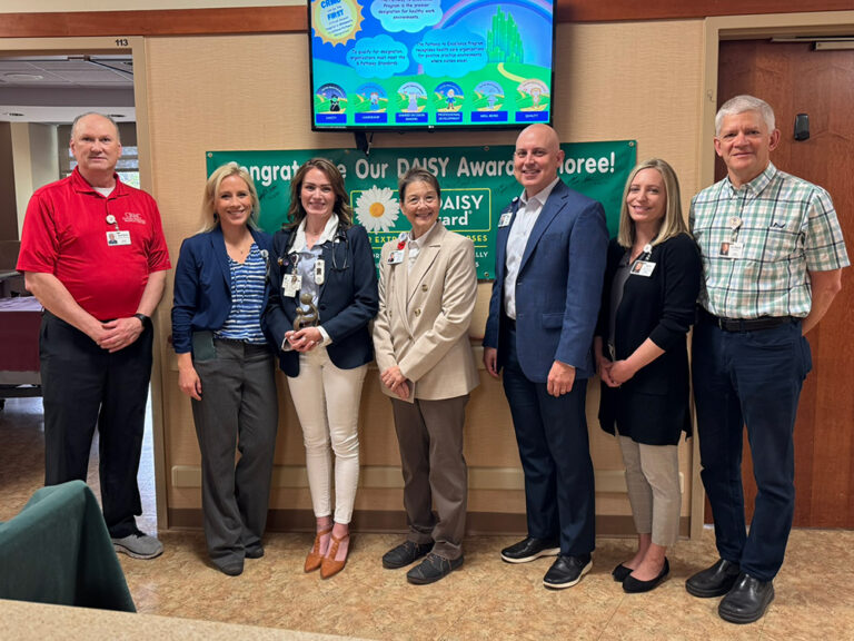 Jessica Mudgett Honored with DAISY Award at CRMC.